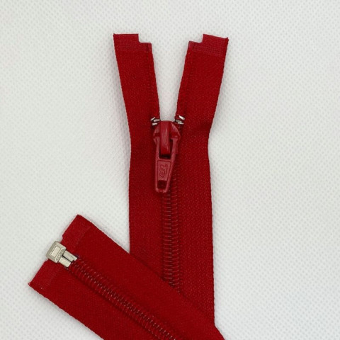 Spiral Open End Zip - Red - 20" | 1st For Fabric
