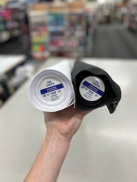 Fusible Stretch Interfacing – White | 1st For Fabrics