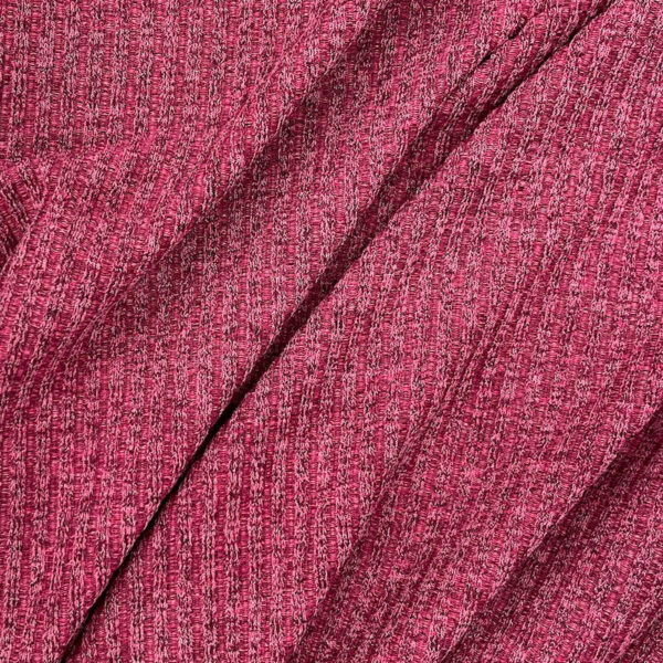 Melange Ribbed Knit – Pink | 1st For Fabrics