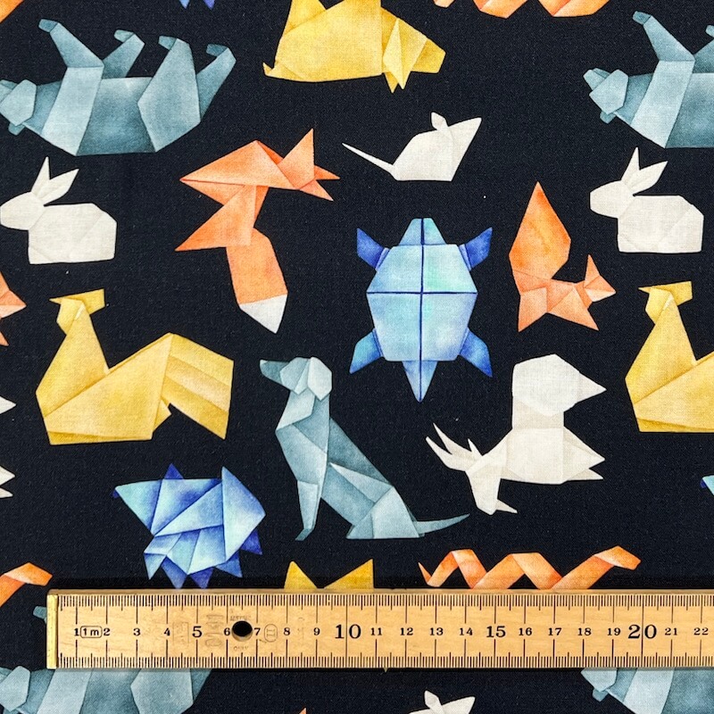 100% Cotton – Animal Origami | 1st For Fabrics