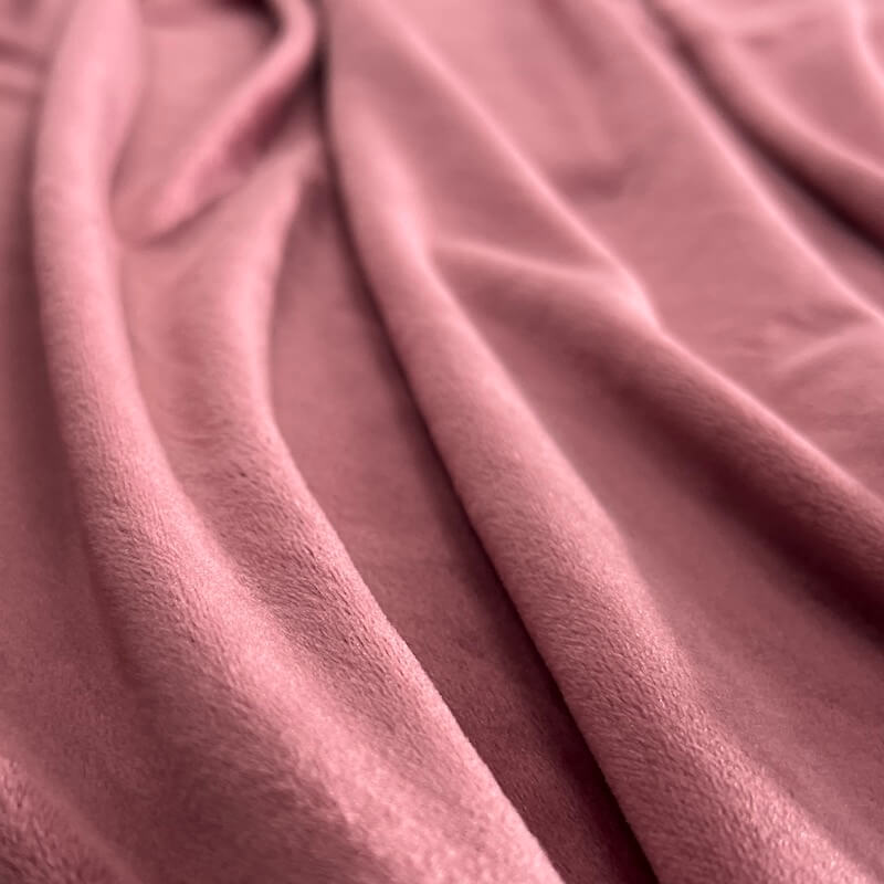 Soft Stretch Velour Jersey – Pink | 1st For Fabric