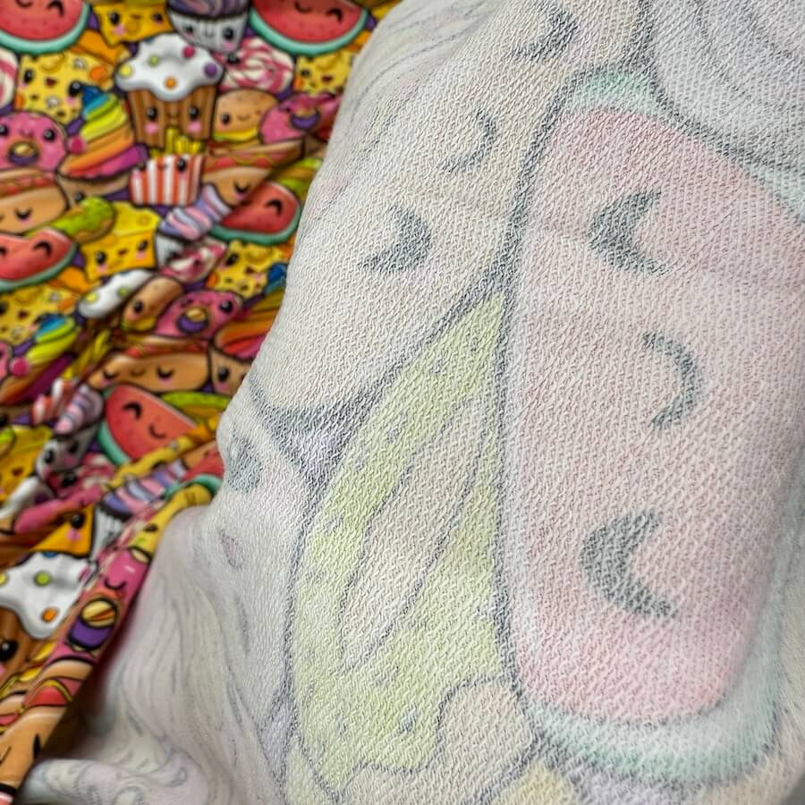 Soft Loop Back French Terry Jersey – Happy Little Foodies | 1st For Fabrics