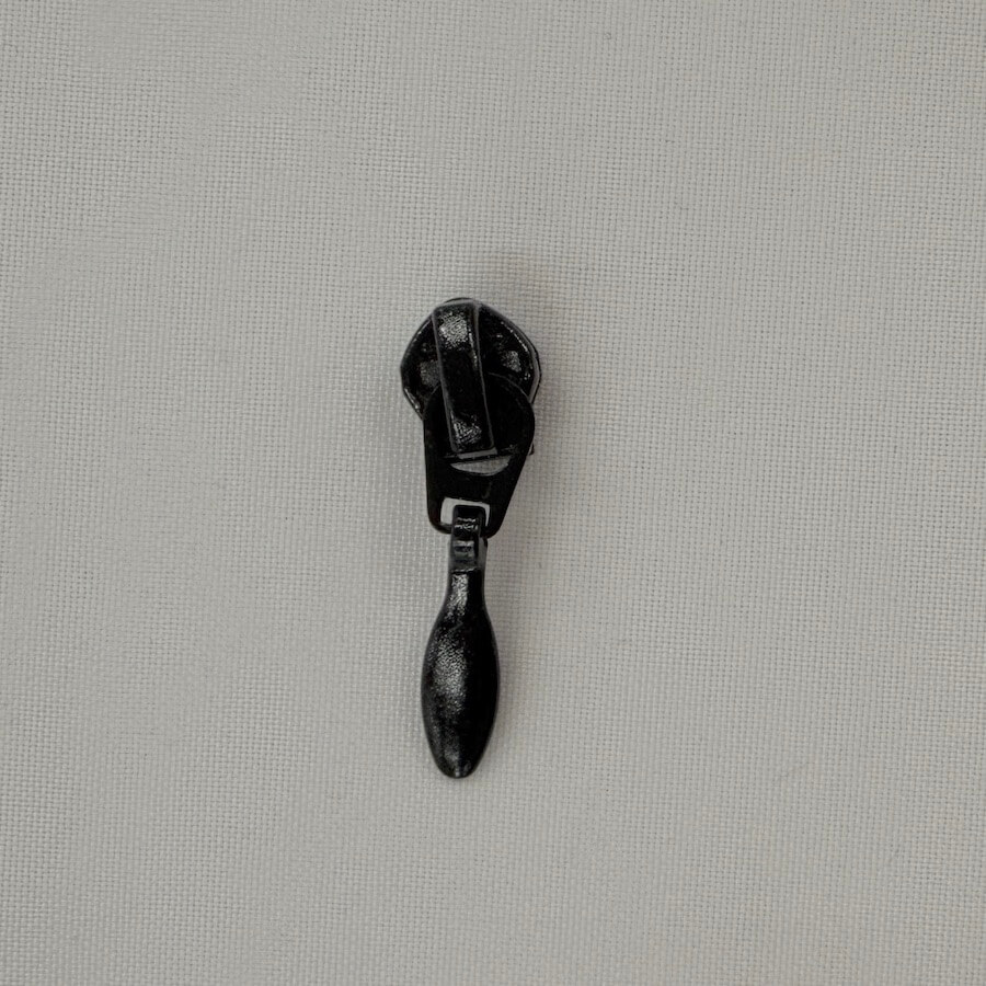 Deluxe Zip Pull – Black – Teardrop | 1st For Fabric