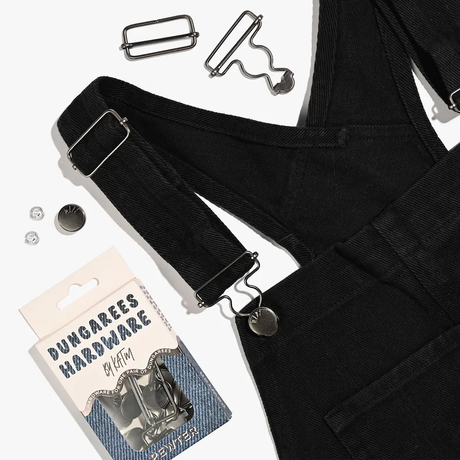 Kylie and the Machine Dungarees Hardware Kit – Matte Black | 1st For ...